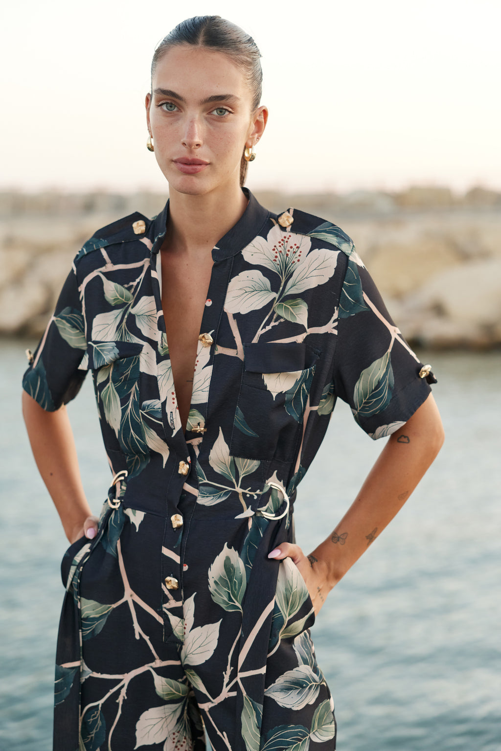 LUNA JUMPSUIT - Flower – Einav Nasiri