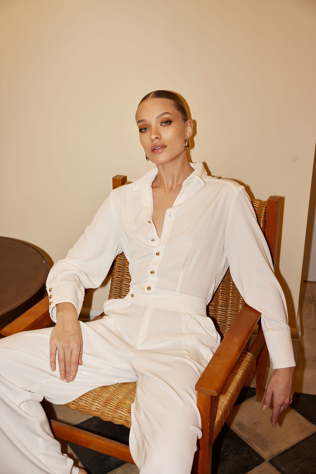 Kiki Overall White – Einav Nasiri
